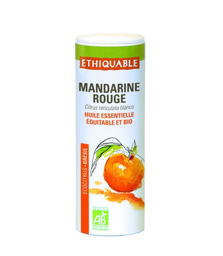 Mandarine Rouge - Huile essentielle bio & équitable - 10 mL | ETHIQUABLE
